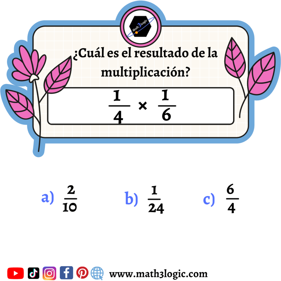 Ejercicios Interactivos- Multiplicación de Fracciones – Math3logic