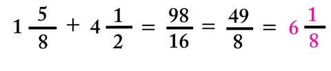 Suma y Resta de Fracciones Mixtas – Math3logic