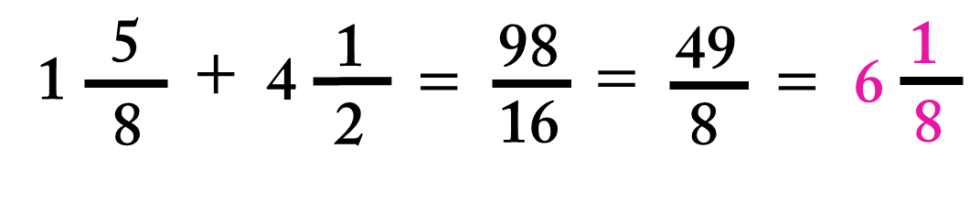 Suma y Resta de Fracciones Mixtas – Math3logic