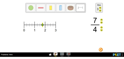 Ejercicios Interactivos- Ubicar Fracciones en la Recta – Math3logic
